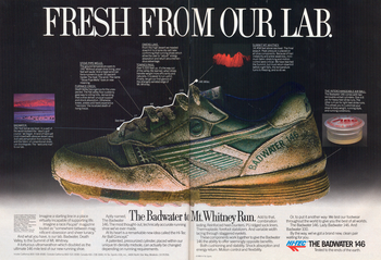 Retro Ad From June 1989, Hi-Tec Badwater 146 – The Runner's Shop